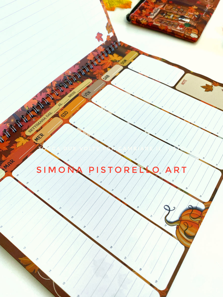 Planner da scrivania - perpetuo – Simona Pistorello Art