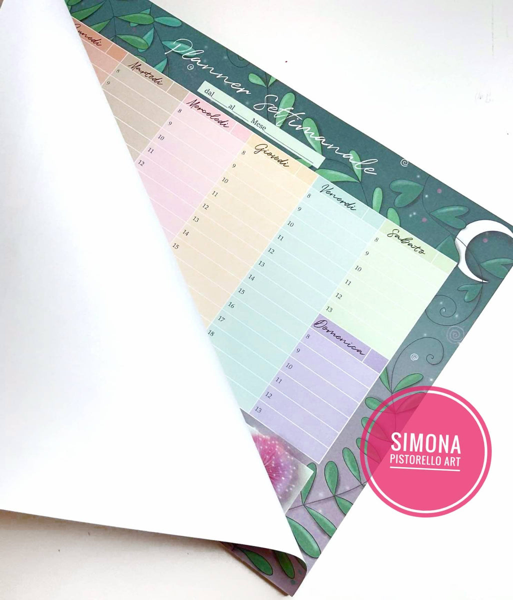 Planner da scrivania perpetuo – Simona Pistorello Art